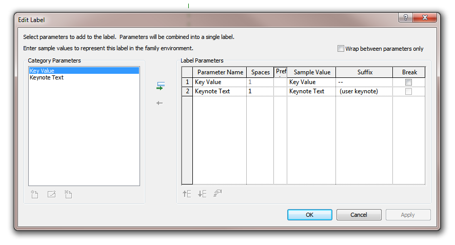 Manually Created Keynote Schedules What Revit Wants