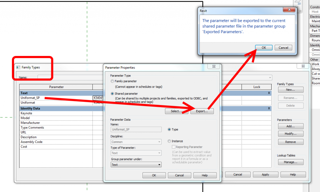 To Rebuild A Shared Parameter File Use The Export Option From Family 
